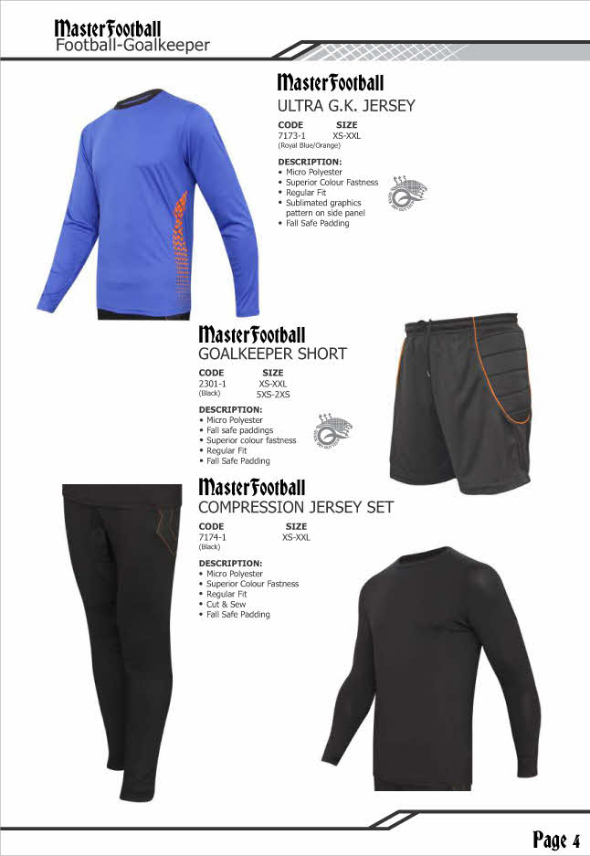 Voetbal kleding